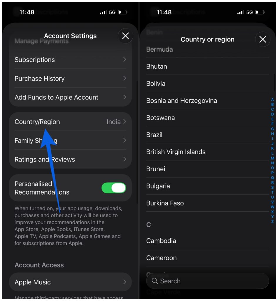 How to Change Your Apple ID Country or Region on iPhone - Tech Nerdiness